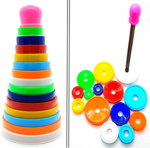 Dynamic Retail Global Stacking Rings Stacking Toys for Kids, Baby ...