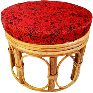 MiiArt MiiArt Bamboo Cane small Round Stool with Cushion use for Siting ...