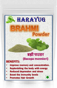 HARAYUG Brahmi Booti Powder - Saraswati Leaves Powder - Bacopa Monnieri ...