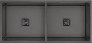 MESSINA KITCHEN SINK SOUND PROOF DOUBLE BOWL MATT FINISH Vessel Sink ...