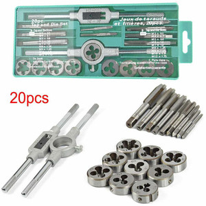 atozshop11 Metric Tap and Die Set Thread M3 to M12 Thread Repair Kit ...