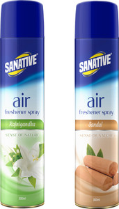 Sanative Rajnigandha and Sandal Spray Air Freshener Spray 300ml ...