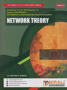NETWORK THEORY - DBATU (Second Year SY B.Tech Semester 4, Electronics ...
