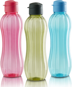 POLYSET Flame Fliptop 1000ml, PET Bottles, Assorted, Pack of 3 1000 ml ...