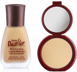 Eyetex Dazller Face Combi Pack (Honey R32) : Moisturizing Liquid Makeup ...