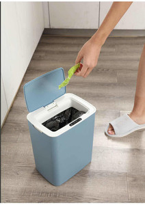 AADGEX Automatic Sensor Smart Dustbin Trash Can Touch Free Trash Cans ...
