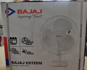 BAJAJ Esteem 400MM Table fan with 24 Months Warranty Energy Saving 400 ...