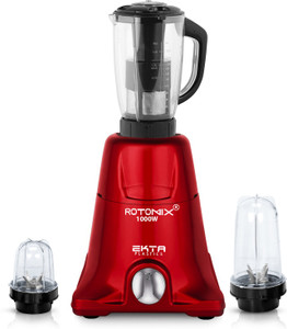 Rotomix 1000-watts Mixer Grinder with 3 Jars (1 Juicer Jar and 2 Bullet ...