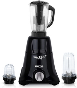 Su-mix Mixer Grinder with Juicer and Bullets Jars 1000 W Mixer Grinder ...