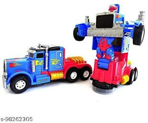 Toyfinity Deform Robot Truck for Kids Bump & Go Action 2 in 1 Robot ...