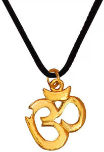 Shiv Hari Shiv Hari Om Lord Shiva Symbol Locket With Black Thread Metal ...