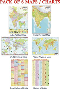 Upsc map &charts&syllabus Paper Print - Maps posters in India - Buy art ...
