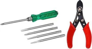 NITIN Wire Cutter and Screwdriver Set ,Combination Screwdriver Set ...