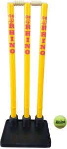 CE Rhino Flexi Cricket Stump Stand with Plastic Stumps and Heavy Rubber ...