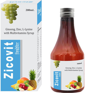 Jivita Pharma Zicovit Syrup Enhances Organ Development, Deficiency ...