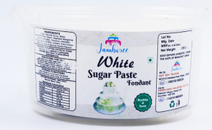 JAMBOREE White Fondant Sugar Paste for Cake Decoration Sugar Paste ...