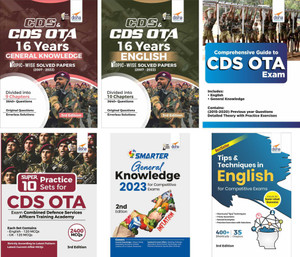 Cds Ota Study Package - Guide + 16 Years Topic-Wise Solved Papers + 10 ...