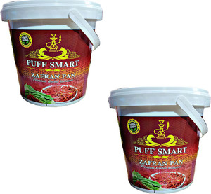 Puff Smart Premium Herbal 1Kg Each Bucket Zafran Pan Hookah Flavor ...