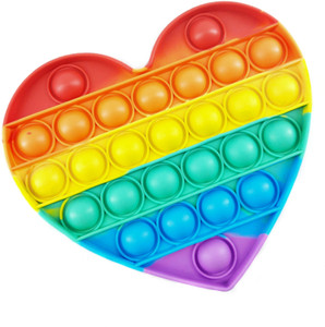 jonam Learning toys,pop it fidget toy,pop heart shape popit,autism ...