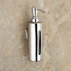 BUCKLER Stainless Steel Liquid-Soap Dispenser-Wall Mount 300 ml Liquid ...
