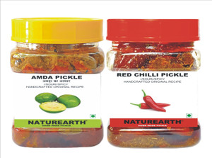 NaturEarth Amada Pickle & Red Chilli Pickle (400G) Maa Ke Hath Ka ...