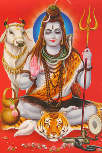 Religious Lord Shiva Wall Poster|Bhole Baba Wall Poster For Decoration ...