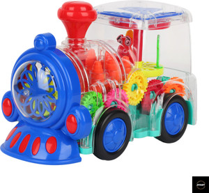 JOYKART 360 Degrees Rotating Transparent Simulation Mechanical Train ...