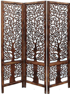 Lxonline Wooden Divider Room Tree Design for Home/Office Melamine ...