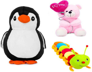 DESTINO Premium soft toy pack og 3 combo for kids - 25 cm - Premium ...