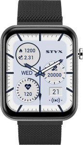 Styx NYX MIDNIGHT BLACK MESH CHAIN Smartwatch Price in India - Buy Styx ...