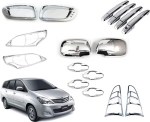 SNTP Exterior Chrome Accessories Combo Kit for Innova Type 2 (2008-2011 ...