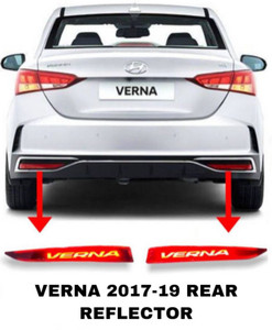RohanEshop Hyundai Verna 2017-19 Model Rear Bumper Led Reflector (ALFA ...