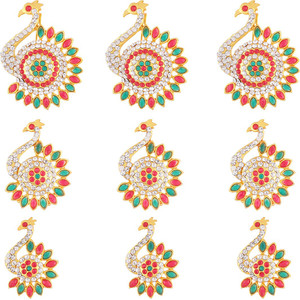 Garbia Jewels Pack of (9) South Indian Style Designer Hair Braid/Plait ...