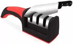 Bekner Manual Knife Sharpener 3 Stage Sharpening Tool Ceramic Knife and ...