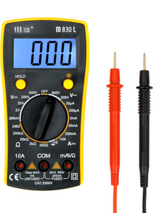 VAR TECH M 830 L, 3½ Digits (2000 Counts), 600 V AC/DC. With Backlight ...