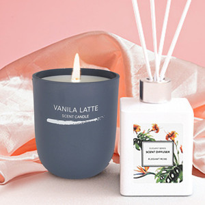 MINISO Vanila Latte,Elegant rose Diffuser Set Inkjet Series-Scented ...