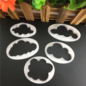 ALAMDAAR 5Pcs Fluffy Cloud Plastic Plunger Fondant Gumpaste Biscuit ...