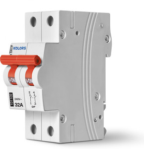 KOLORS Kwiktrip 63A, Double Pole, Mcb Isolator Switch 101116 MCB Price ...