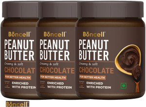 Boncell Chocolate Creamy Sweet Smooth Peanut Butter (Pack Of 3) Price ...