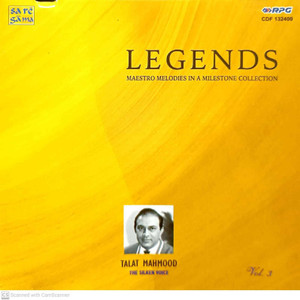 LEGENDS- TALAT MAHMOOD (THE SILKEN VOICE) VOL. 3 Audio CD Standard ...
