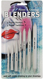 Gold Leaf PAPER STUMP BLENDER, Art Blender For Artist, Students, Sketch ...