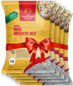 Gangagreens And Grains Gobind Bhog Rice Gobindobhog Rice (Full Grain ...