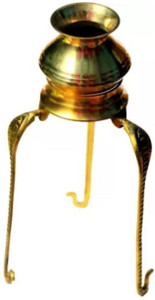 MITTRA Brass Lota for Puja Tripai Lota for Jalabhishek of Shivling ...