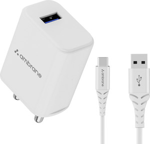 Ambrane 18 W Quick Charge 3 A Wall Charger for Mobile with Detachable ...