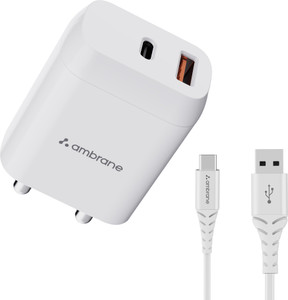 Ambrane 30 W 3 A Multiport Mobile Charger with Detachable Cable ...