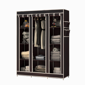 G Genipap C2 Premium 3 Door 10 Shelf PVC Collapsible Wardrobe Price in ...