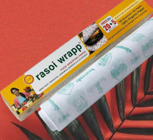 RASOI WRAPP FOOD WRAPPING PAPER ROLL/ ROTI WRAP/BUTTER PAPER/PAPER WRAP ...