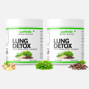 justvedic by Justvedic Lung Detox Powder Mix- Breathe Easy Powder to ...