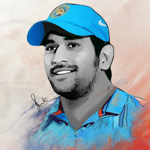 MS DHONI POSTER, Mahendra Singh Dhoni POSTER, Cricketer Poster for Wall ...