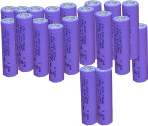 Hongli 3.7 Volt Rechargeable Lithium ion Cell 2000 mah ( (Pack of 19 ...